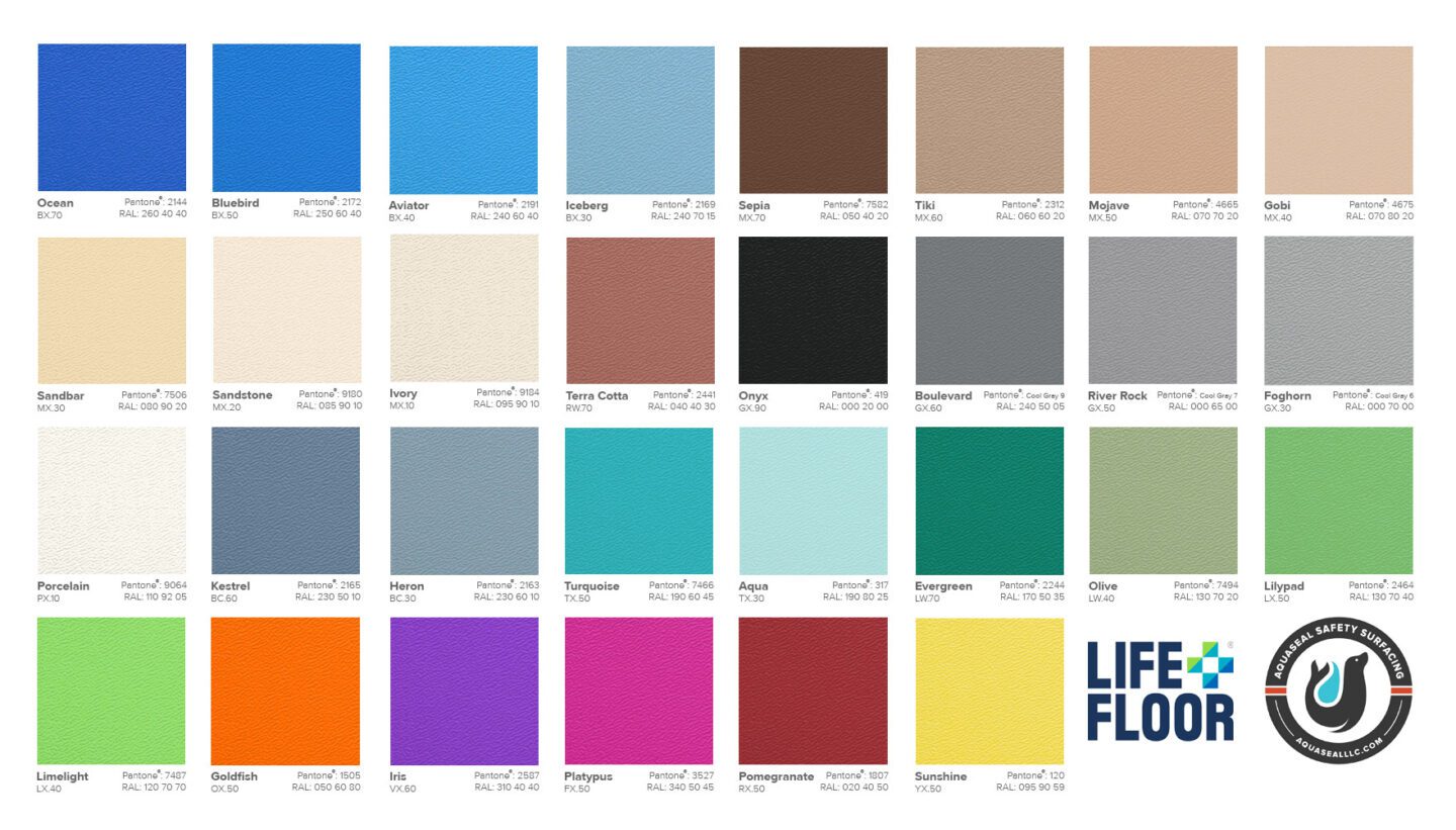 life floor color chart