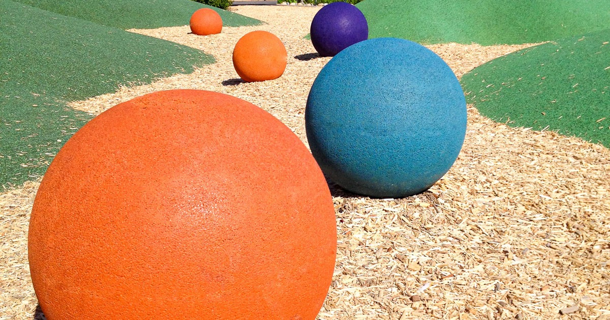 Play Spheres | Interactive Rubber Sculptures by AquaSeal